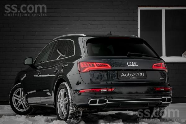 Blue Audi Q5 2020 in Tukums, with an engine capacity of 2.00 L and mileage of 161 thousand km for 27990 €, photo 4 on AUTOMOTO.COM.LV