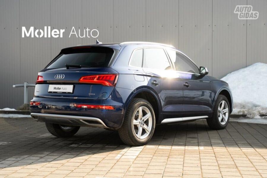 Blue Audi Q5 2020 in Vilnius, with an engine capacity of 2.00 L and mileage of 115 thousand km for 27600 €, photo 7 on AUTOMOTO.COM.LV