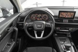 Blue Audi Q5 2020 in Vilnius, with an engine capacity of 2.00 L and mileage of 115 thousand km for 27600 €, photo 10 on AUTOMOTO.COM.LV