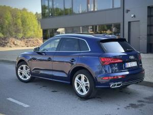 Blue Audi Q5 2020 in Jelgava, with an engine capacity of 2.00 L and mileage of 232 thousand km for 22500 €, photo 4 on AUTOMOTO.COM.LV