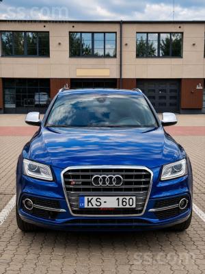 Blue Audi Q5 2020 in Riga, with an engine capacity of 3.00 L and mileage of 188 thousand km for 18950 €, photo  on AUTOMOTO.COM.LV
