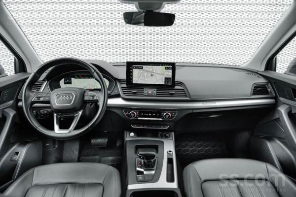 Zils Audi Q5 2021 Rīga, ar dzinēja tilpumu 2.00 L un nobraukumu 99 tūkst. km par 32650 €, foto 6 vietnē AUTOMOTO.COM.LV