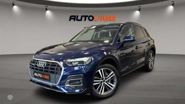Zils Audi Q5 2021 Viļņa, ar dzinēja tilpumu 2.00 L un nobraukumu 145 tūkst. km par 29333 €, foto 1 vietnē AUTOMOTO.COM.LV
