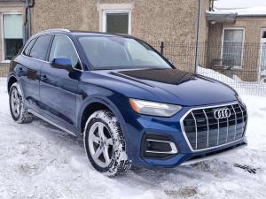 Zils Audi Q5 2021 Klaipėda, ar dzinēja tilpumu 2.00 L un nobraukumu 71 tūkst. km par 19500 €, foto  vietnē AUTOMOTO.COM.LV