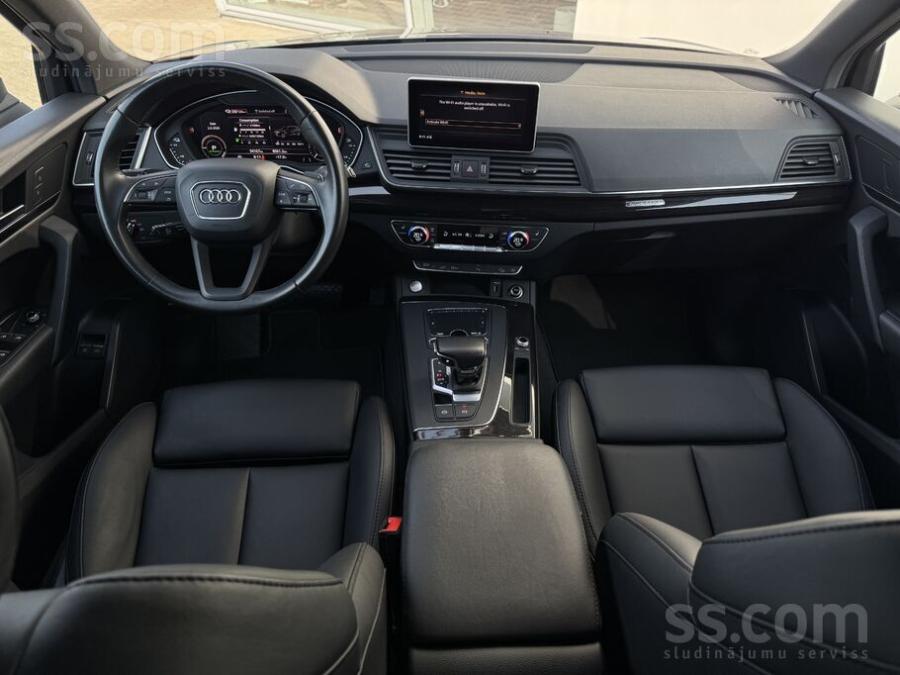 Blue Audi Q5 2021 in Valmiera, with an engine capacity of 2.00 L and mileage of 94 thousand km for 30900 €, photo 18 on AUTOMOTO.COM.LV