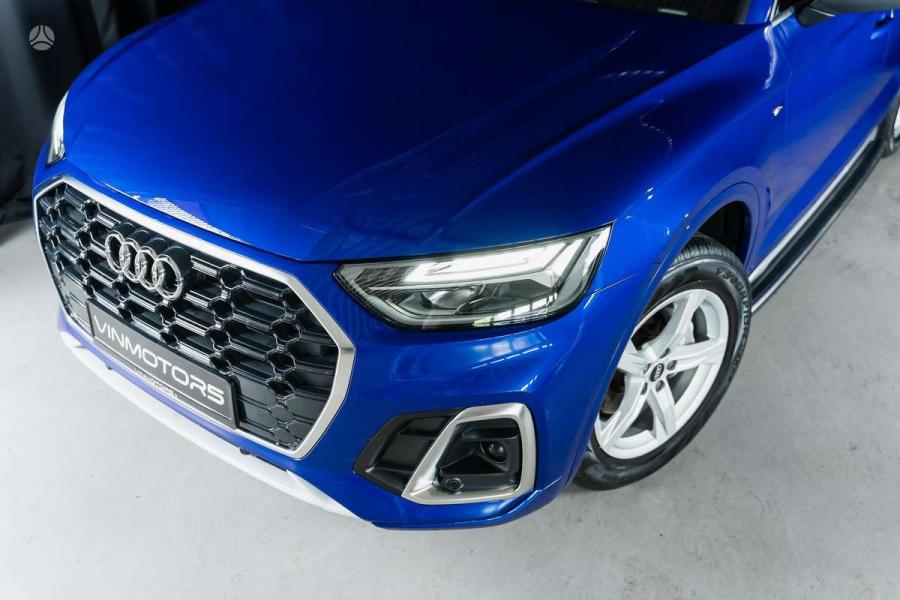 Zils Audi Q5 2021 Viļņa, ar dzinēja tilpumu 1.98 L un nobraukumu 88 tūkst. km par 25000 €, foto 8 vietnē AUTOMOTO.COM.LV
