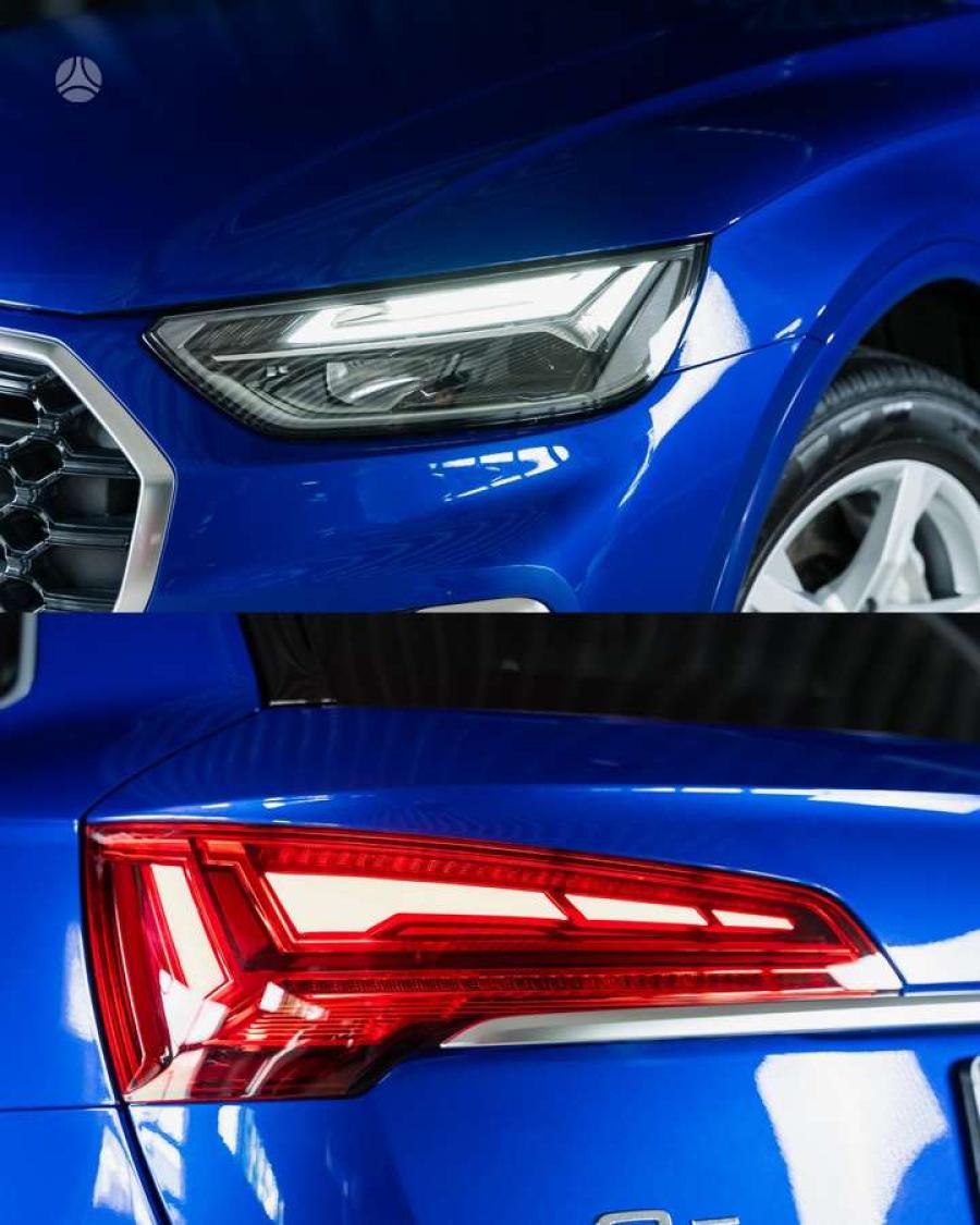 Zils Audi Q5 2021 Viļņa, ar dzinēja tilpumu 1.98 L un nobraukumu 88 tūkst. km par 25000 €, foto 9 vietnē AUTOMOTO.COM.LV