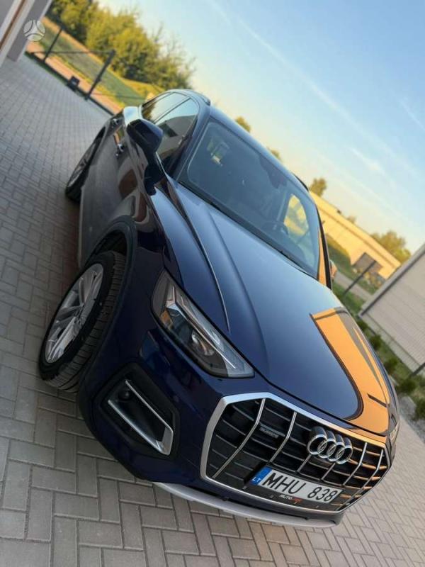 Zils Audi Q5 2021 Klaipėda, ar dzinēja tilpumu 1.98 L un nobraukumu 68 tūkst. km par 28900 €, foto 4 vietnē AUTOMOTO.COM.LV