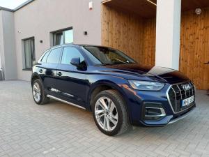 Blue Audi Q5 2021 in Klaipeda, with an engine capacity of 1.98 L and mileage of 68 thousand km for 28900 €, photo 5 on AUTOMOTO.COM.LV