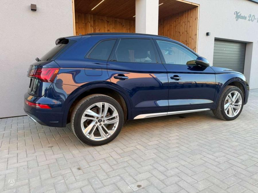 Blue Audi Q5 2021 in Klaipeda, with an engine capacity of 1.98 L and mileage of 68 thousand km for 28900 €, photo 7 on AUTOMOTO.COM.LV