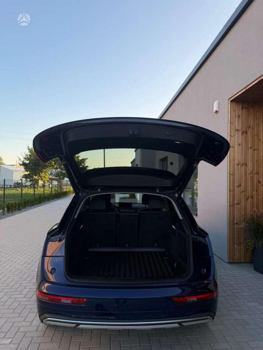 Blue Audi Q5 2021 in Klaipeda, with an engine capacity of 1.98 L and mileage of 68 thousand km for 28900 €, photo 9 on AUTOMOTO.COM.LV