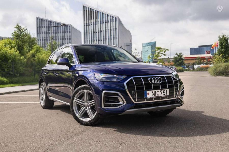 Zils Audi Q5 2021 Viļņa, ar dzinēja tilpumu 1.98 L un nobraukumu 68 tūkst. km par 28950 €, foto 3 vietnē AUTOMOTO.COM.LV