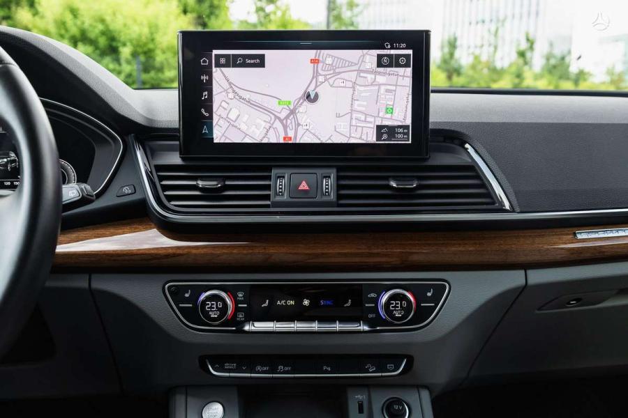 Zils Audi Q5 2021 Viļņa, ar dzinēja tilpumu 1.98 L un nobraukumu 68 tūkst. km par 28950 €, foto 23 vietnē AUTOMOTO.COM.LV