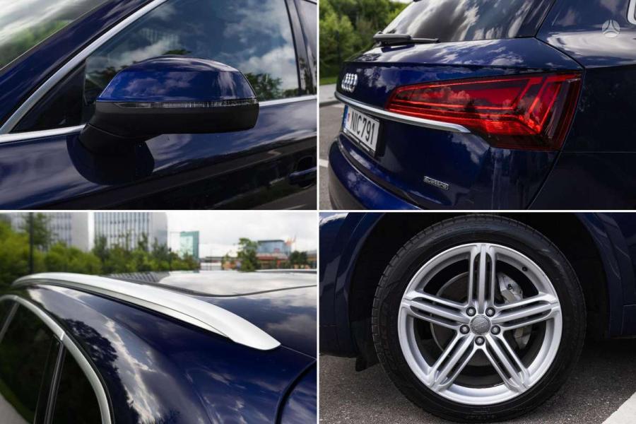 Zils Audi Q5 2021 Viļņa, ar dzinēja tilpumu 1.98 L un nobraukumu 68 tūkst. km par 28950 €, foto 26 vietnē AUTOMOTO.COM.LV