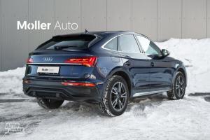 Blue Audi Q5 2022 in Vilnius, with an engine capacity of 2.00 L and mileage of 64 thousand km for 38000 €, photo 6 on AUTOMOTO.COM.LV