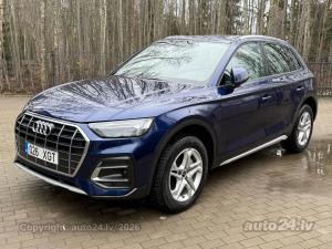 Blue Audi Q5 2022 in Tallinn, with an engine capacity of 3.00 L and mileage of 75 thousand km for 35900 €, photo  on AUTOMOTO.COM.LV