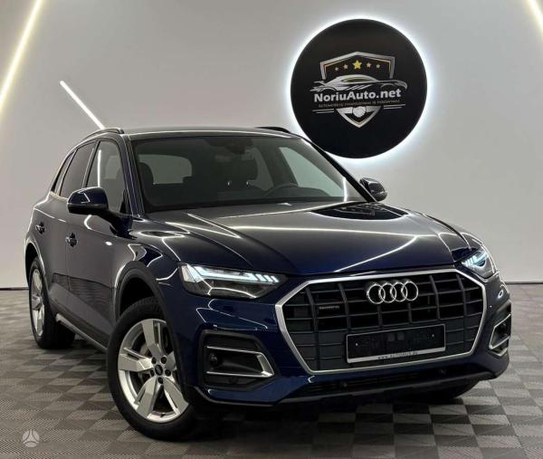 Blue Audi Q5 2022 in Marijampole, with an engine capacity of 1.98 L and mileage of 164 thousand km for 32850 €, photo 1 on AUTOMOTO.COM.LV