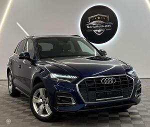 Blue Audi Q5 2022 in Marijampole, with an engine capacity of 1.98 L and mileage of 164 thousand km for 32850 €, photo  on AUTOMOTO.COM.LV