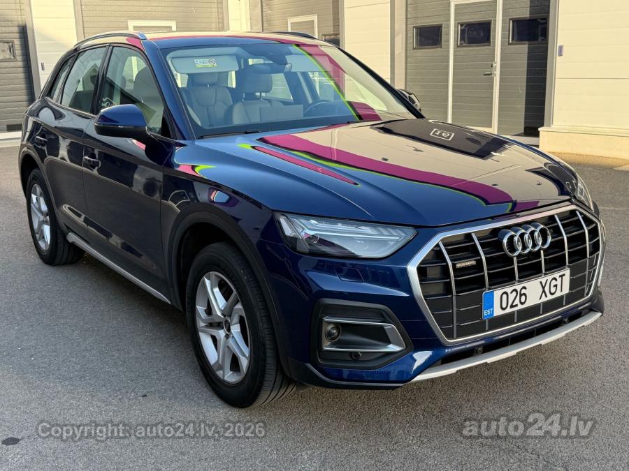 Zils Audi Q5 2022 Tallina, ar dzinēja tilpumu 3.00 L un nobraukumu 75 tūkst. km par 33490 €, foto 6 vietnē AUTOMOTO.COM.LV