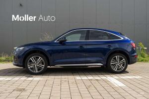Blue Audi Q5 2022 in Vilnius, with an engine capacity of 2.00 L and mileage of 106 thousand km for 34050 €, photo 3 on AUTOMOTO.COM.LV