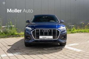 Blue Audi Q5 2022 in Vilnius, with an engine capacity of 2.00 L and mileage of 106 thousand km for 34050 €, photo 5 on AUTOMOTO.COM.LV