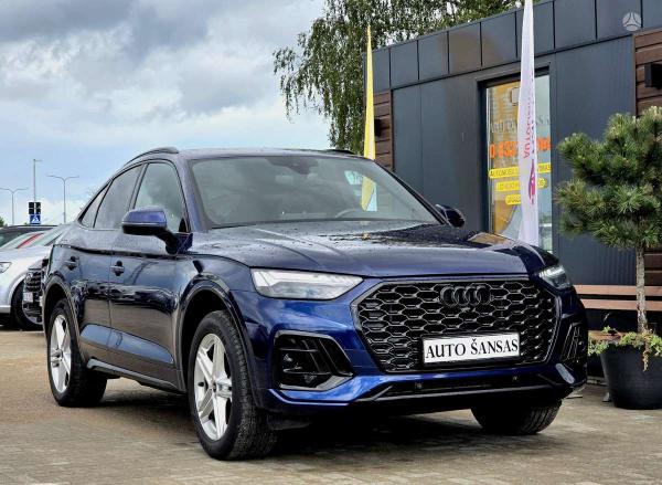 Zils Audi Q5 2023 Tauragė, ar dzinēja tilpumu 2.00 L un nobraukumu 42 tūkst. km par 35000 €, foto 1 vietnē AUTOMOTO.COM.LV