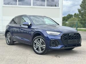 Zils Audi Q5 2023 Tukums, ar dzinēja tilpumu 2.00 L un nobraukumu 121 tūkst. km par 33390 €, foto  vietnē AUTOMOTO.COM.LV