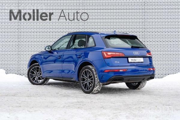 Blue Audi Q5 2024 in Riga, with an engine capacity of 2.00 L and mileage of 43 thousand km for 44490 €, photo 3 on AUTOMOTO.COM.LV