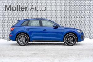 Blue Audi Q5 2024 in Riga, with an engine capacity of 2.00 L and mileage of 43 thousand km for 44490 €, photo 5 on AUTOMOTO.COM.LV