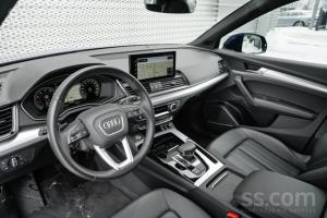 Blue Audi Q5 2024 in Riga, with an engine capacity of 2.00 L and mileage of 43 thousand km for 44490 €, photo 13 on AUTOMOTO.COM.LV