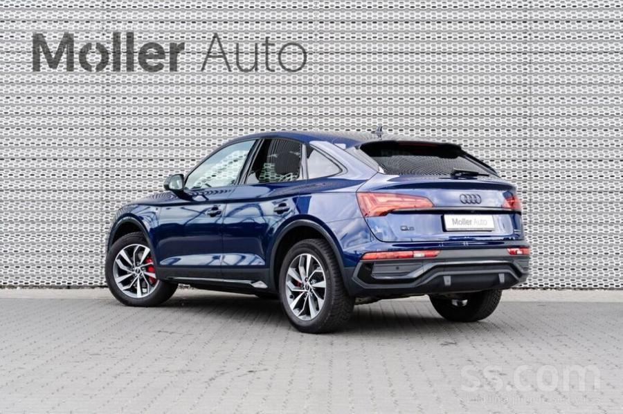 Zils Audi Q5 2024 Rīga, ar dzinēja tilpumu 2.00 L un nobraukumu 26 tūkst. km par 44850 €, foto 4 vietnē AUTOMOTO.COM.LV