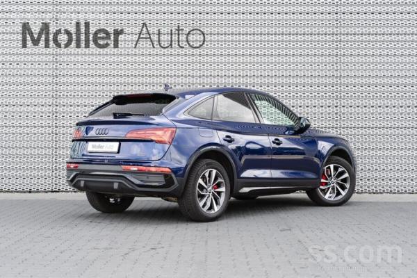 Zils Audi Q5 2024 Rīga, ar dzinēja tilpumu 2.00 L un nobraukumu 26 tūkst. km par 44850 €, foto 4 vietnē AUTOMOTO.COM.LV