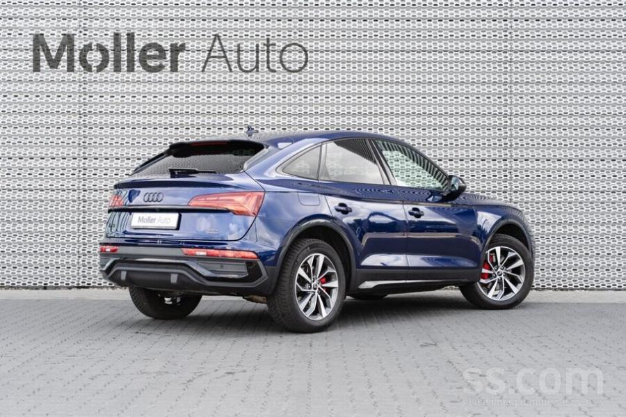 Zils Audi Q5 2024 Rīga, ar dzinēja tilpumu 2.00 L un nobraukumu 26 tūkst. km par 44850 €, foto 5 vietnē AUTOMOTO.COM.LV