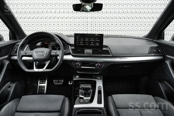 Blue Audi Q5 2024 in Riga, with an engine capacity of 2.00 L and mileage of 26 thousand km for 44850 €, photo 6 on AUTOMOTO.COM.LV