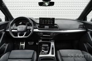 Zils Audi Q5 2024 Rīga, ar dzinēja tilpumu 2.00 L un nobraukumu 26 tūkst. km par 44850 €, foto 7 vietnē AUTOMOTO.COM.LV