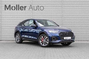 Blue Audi Q5 2024 in Marupe, with an engine capacity of 2.00 L and mileage of 26 thousand km for 44850 €, photo 3 on AUTOMOTO.COM.LV