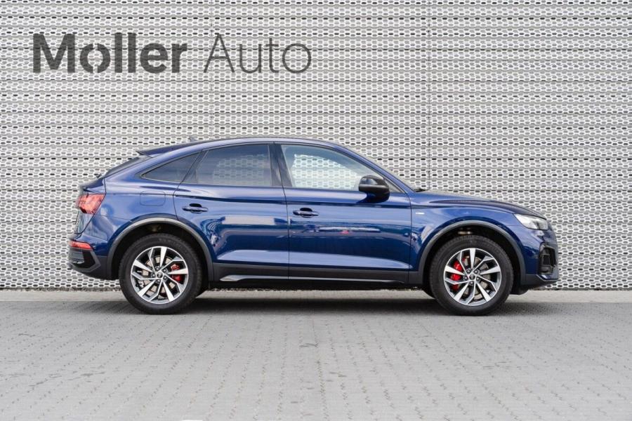 Blue Audi Q5 2024 in Marupe, with an engine capacity of 2.00 L and mileage of 26 thousand km for 44850 €, photo 6 on AUTOMOTO.COM.LV