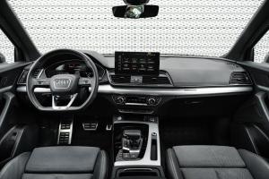 Blue Audi Q5 2024 in Marupe, with an engine capacity of 2.00 L and mileage of 26 thousand km for 44850 €, photo 7 on AUTOMOTO.COM.LV