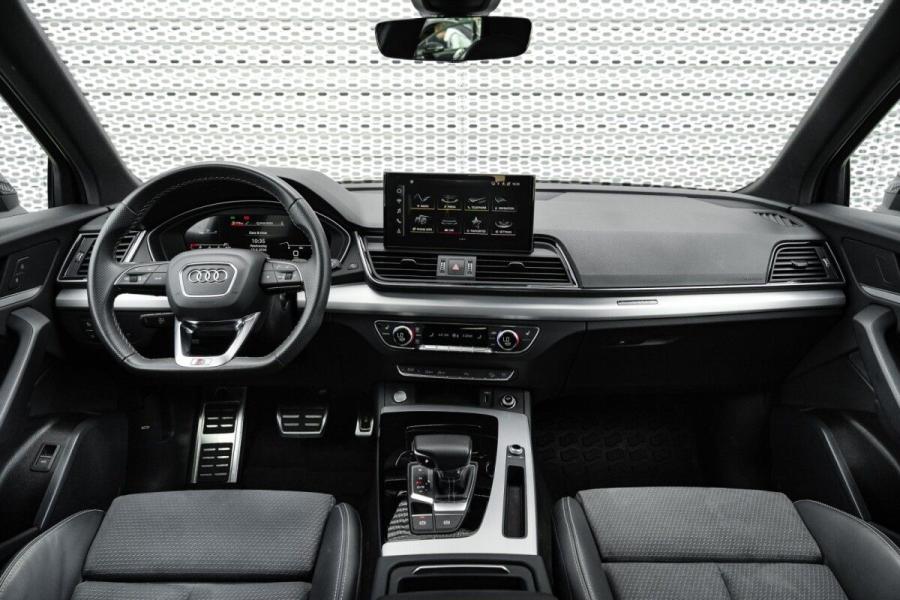 Blue Audi Q5 2024 in Marupe, with an engine capacity of 2.00 L and mileage of 26 thousand km for 44850 €, photo 7 on AUTOMOTO.COM.LV