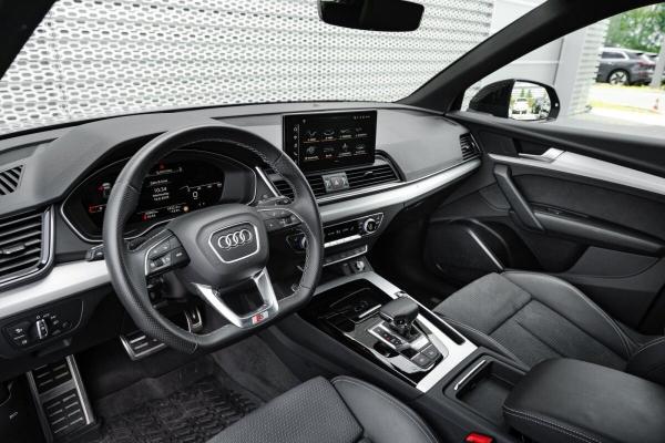 Blue Audi Q5 2024 in Marupe, with an engine capacity of 2.00 L and mileage of 26 thousand km for 44850 €, photo 10 on AUTOMOTO.COM.LV