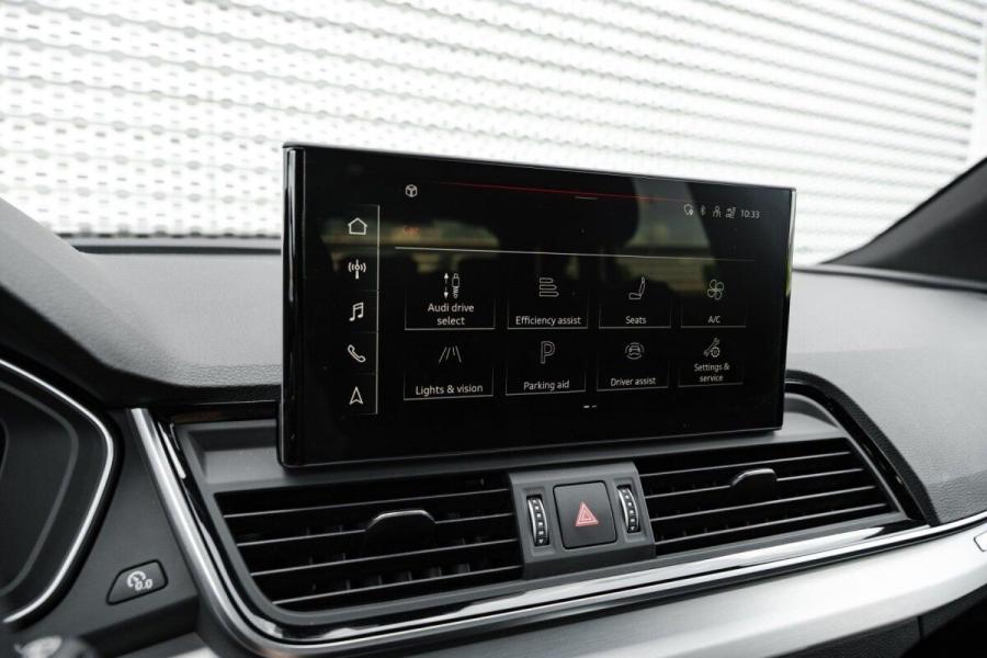 Blue Audi Q5 2024 in Marupe, with an engine capacity of 2.00 L and mileage of 26 thousand km for 44850 €, photo 20 on AUTOMOTO.COM.LV