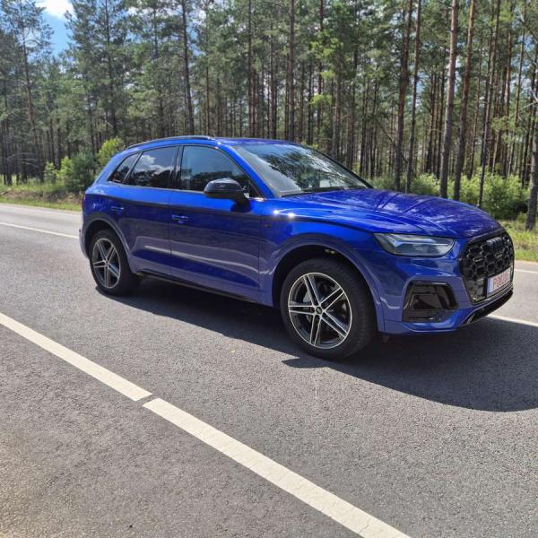 Blue Audi Q5 2024 in Kazlu Ruda, with an engine capacity of 1.98 L and mileage of 29 thousand km for 36000 €, photo 4 on AUTOMOTO.COM.LV