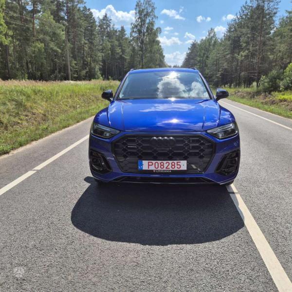 Blue Audi Q5 2024 in Kazlu Ruda, with an engine capacity of 1.98 L and mileage of 29 thousand km for 36000 €, photo 7 on AUTOMOTO.COM.LV