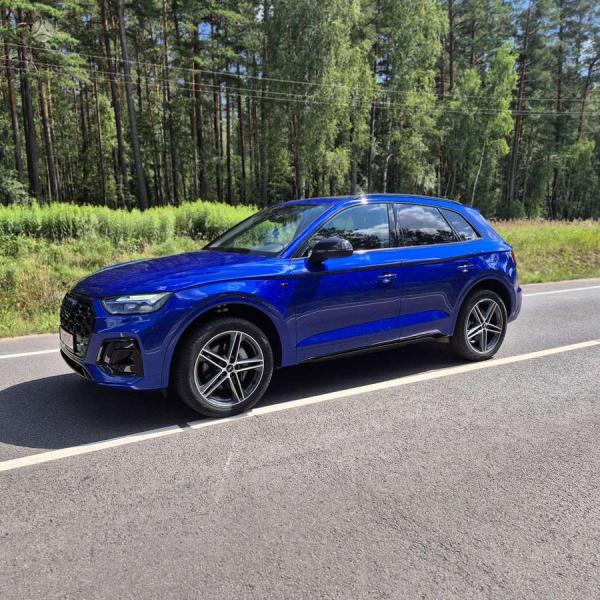 Blue Audi Q5 2024 in Kazlu Ruda, with an engine capacity of 1.98 L and mileage of 29 thousand km for 36000 €, photo 8 on AUTOMOTO.COM.LV