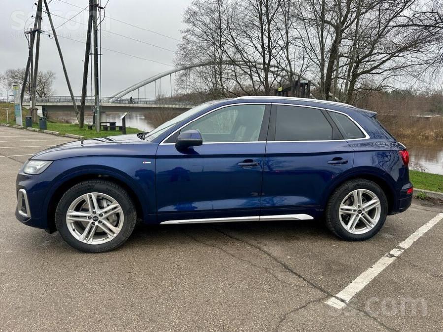 Blue Audi Q5 2025 in Riga, with an engine capacity of 2.00 L and mileage of 21 thousand km for 42000 €, photo 2 on AUTOMOTO.COM.LV