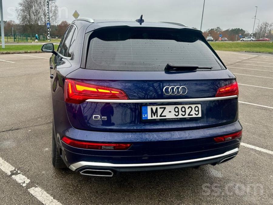 Blue Audi Q5 2025 in Riga, with an engine capacity of 2.00 L and mileage of 21 thousand km for 42000 €, photo 3 on AUTOMOTO.COM.LV