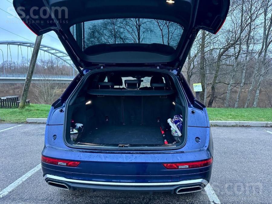 Blue Audi Q5 2025 in Riga, with an engine capacity of 2.00 L and mileage of 21 thousand km for 42000 €, photo 9 on AUTOMOTO.COM.LV