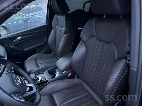 Blue Audi Q5 2025 in Riga, with an engine capacity of 2.00 L and mileage of 21 thousand km for 42000 €, photo 6 on AUTOMOTO.COM.LV