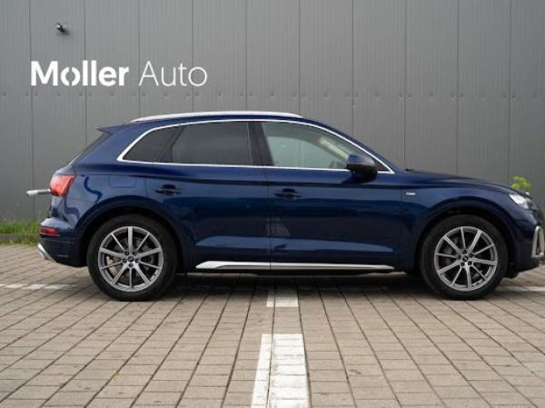 Blue Audi Q5 2025 in Vilnius, with an engine capacity of 2.00 L and mileage of 38 thousand km for 46750 €, photo 3 on AUTOMOTO.COM.LV