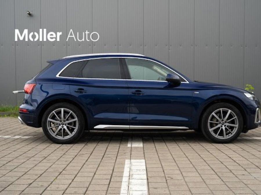 Blue Audi Q5 2025 in Vilnius, with an engine capacity of 2.00 L and mileage of 38 thousand km for 46750 €, photo 4 on AUTOMOTO.COM.LV